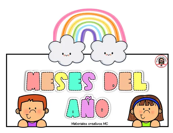 CARTEL DE LOS MESES DEL AÑO | profe.social