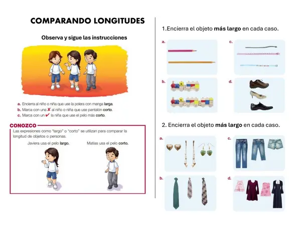 Comparando longitudes | profe.social