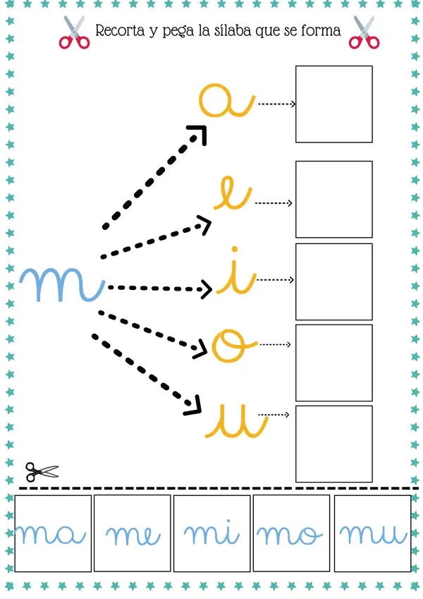 Cuadernillo consonante "M" | profe.social