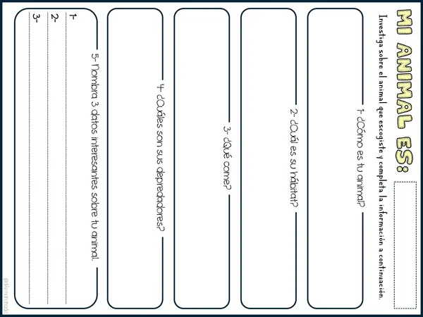 Proyecto de investigacion: animal | profe.social