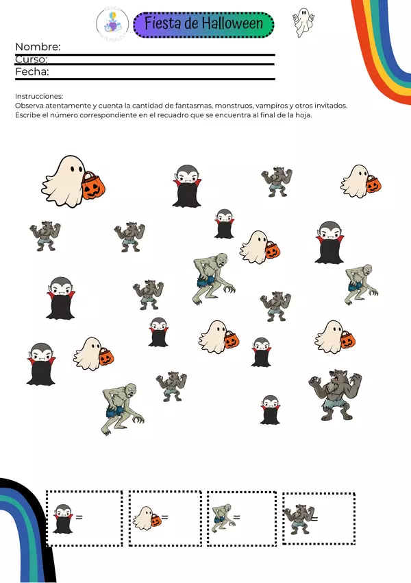 Contando Halloween | profe.social