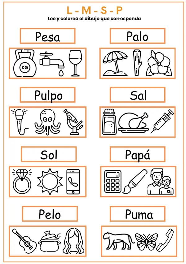 Leo y coloreo | profe.social