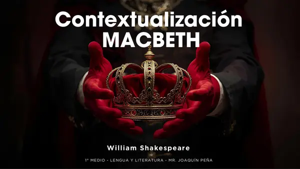 PPT Contextualización "Macbeth" (William Shakespeare). | profe.social