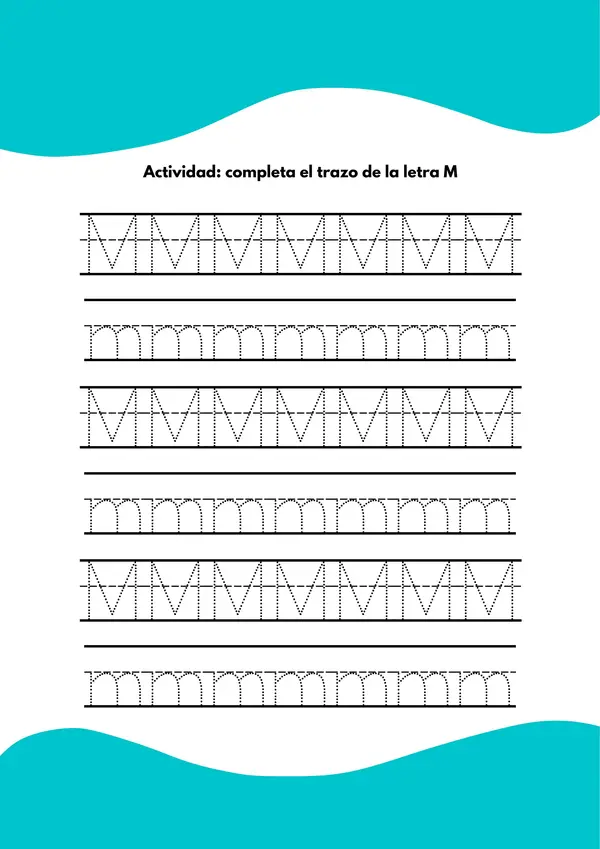 Actividad con la letra M | profe.social