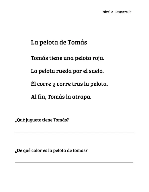 2° básico | Lecturas graduadas (Niveles 1–3) + preguntas (9 textos | B ...