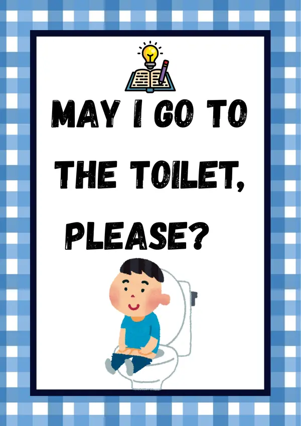 Puedo ir al baño 🚽 | profe.social