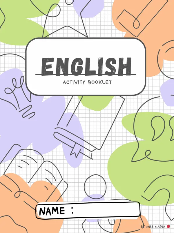 English activity booklet 3rd grade | profe.social