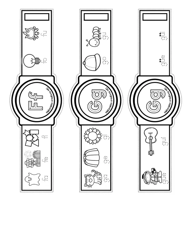 RELOJ DE ABECEDARIO | profe.social