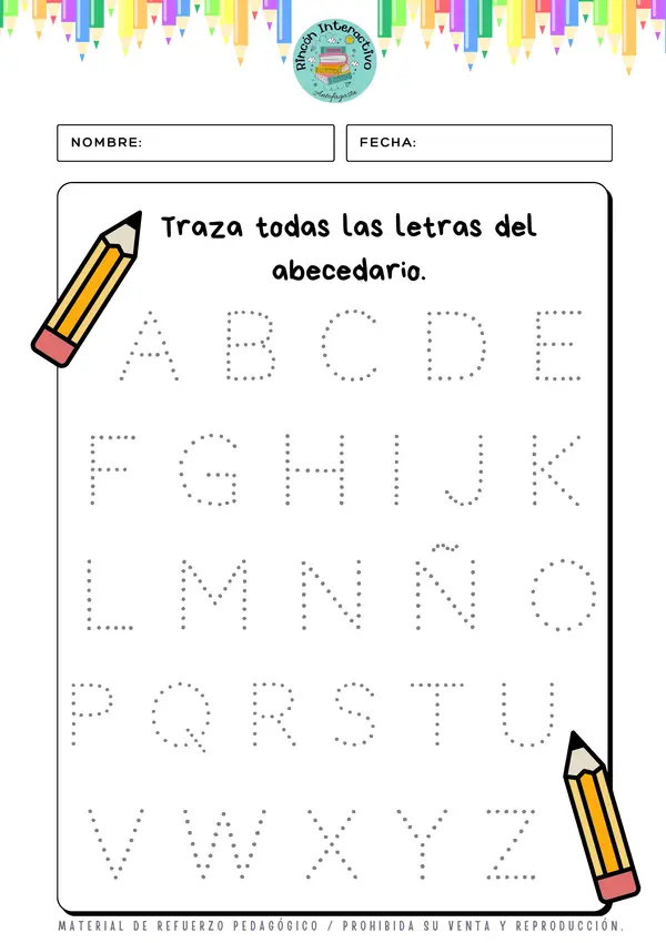 TRAZA Y PRACTICA EL ABECEDARIO | profe.social
