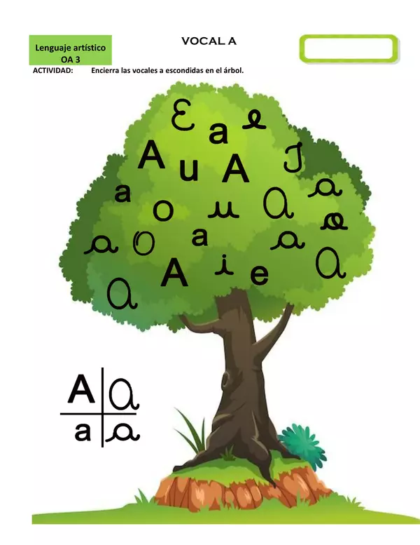 cuadernillo vocal A | profe.social