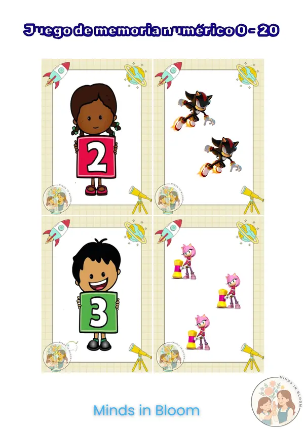Juego de memoria / Memorama | profe.social
