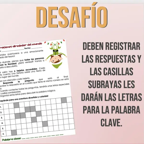 Búsqueda del tesoro Navidad | profe.social