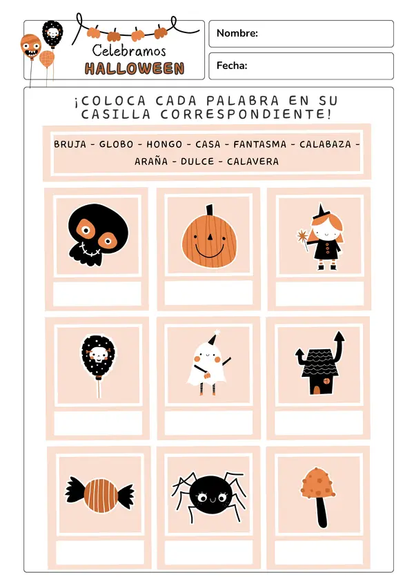 Pack de fichas de actividades con temática de Halloween | profe.social
