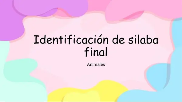 silaba final | profe.social