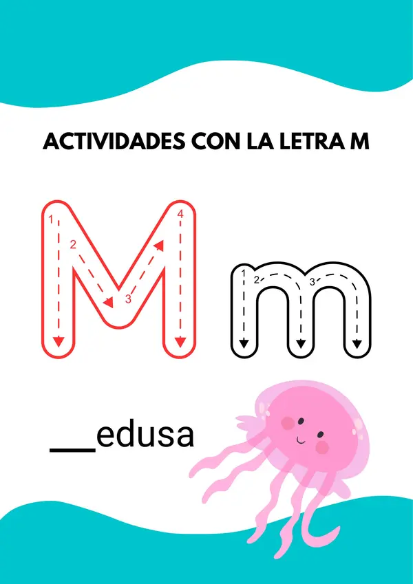 Actividad con la letra M | profe.social